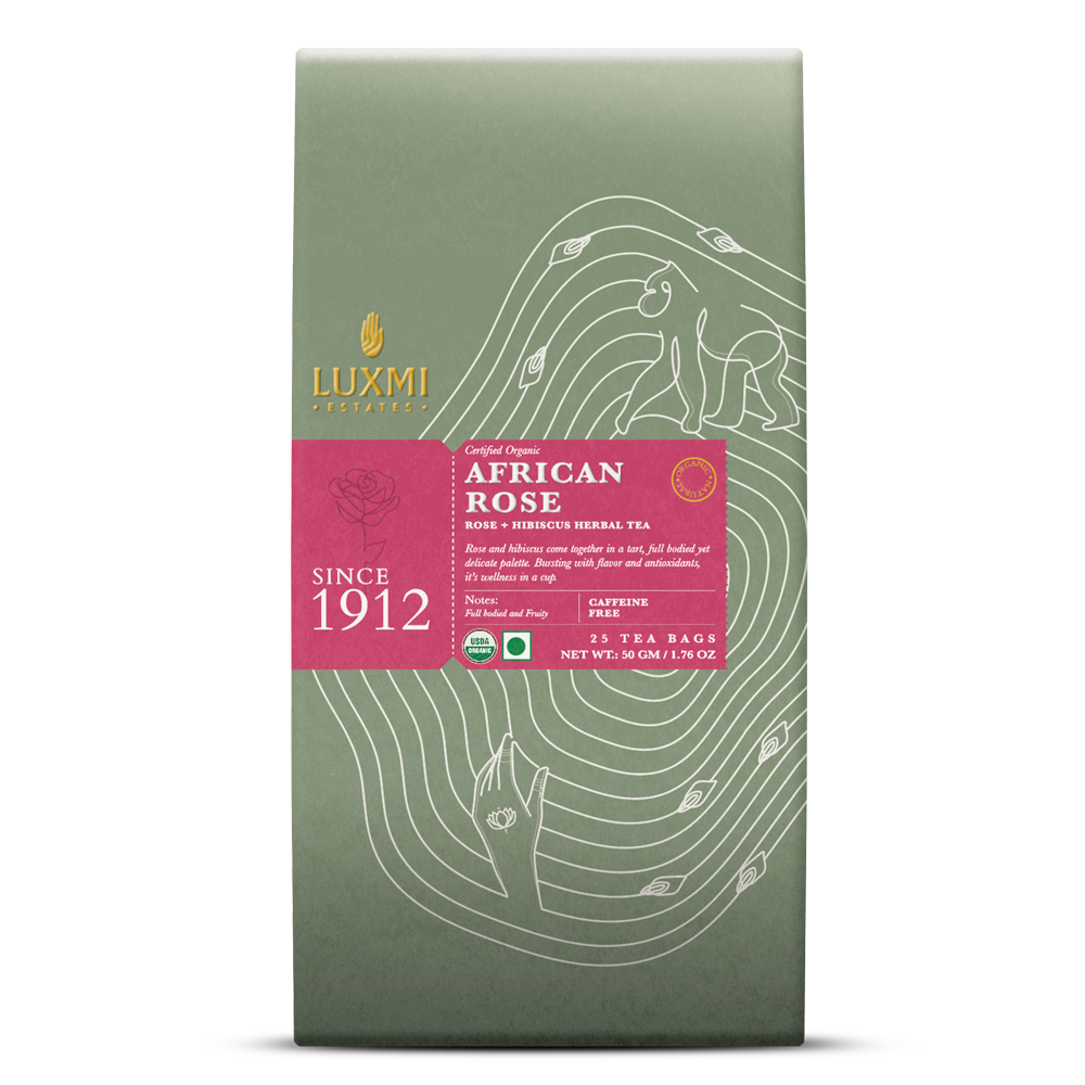 Buy African Rwanda Rose Tea | Loose Leaf African Tea Online | Luxmi Tea ...