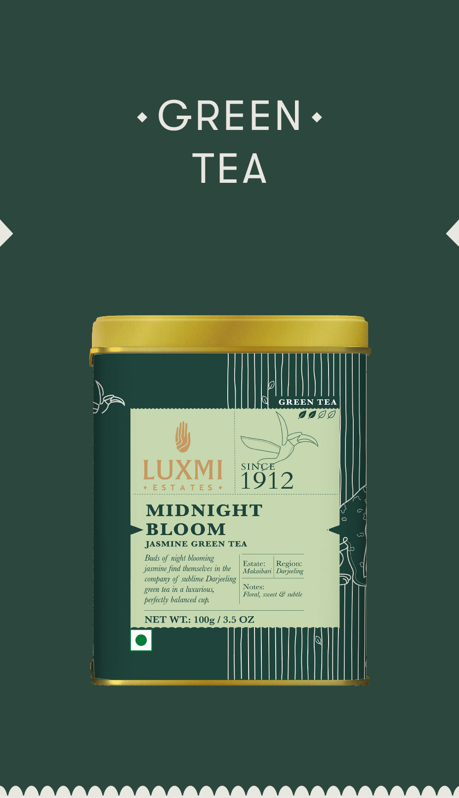 Buy Organic Tea - Best tea in India – Luxmi Estates