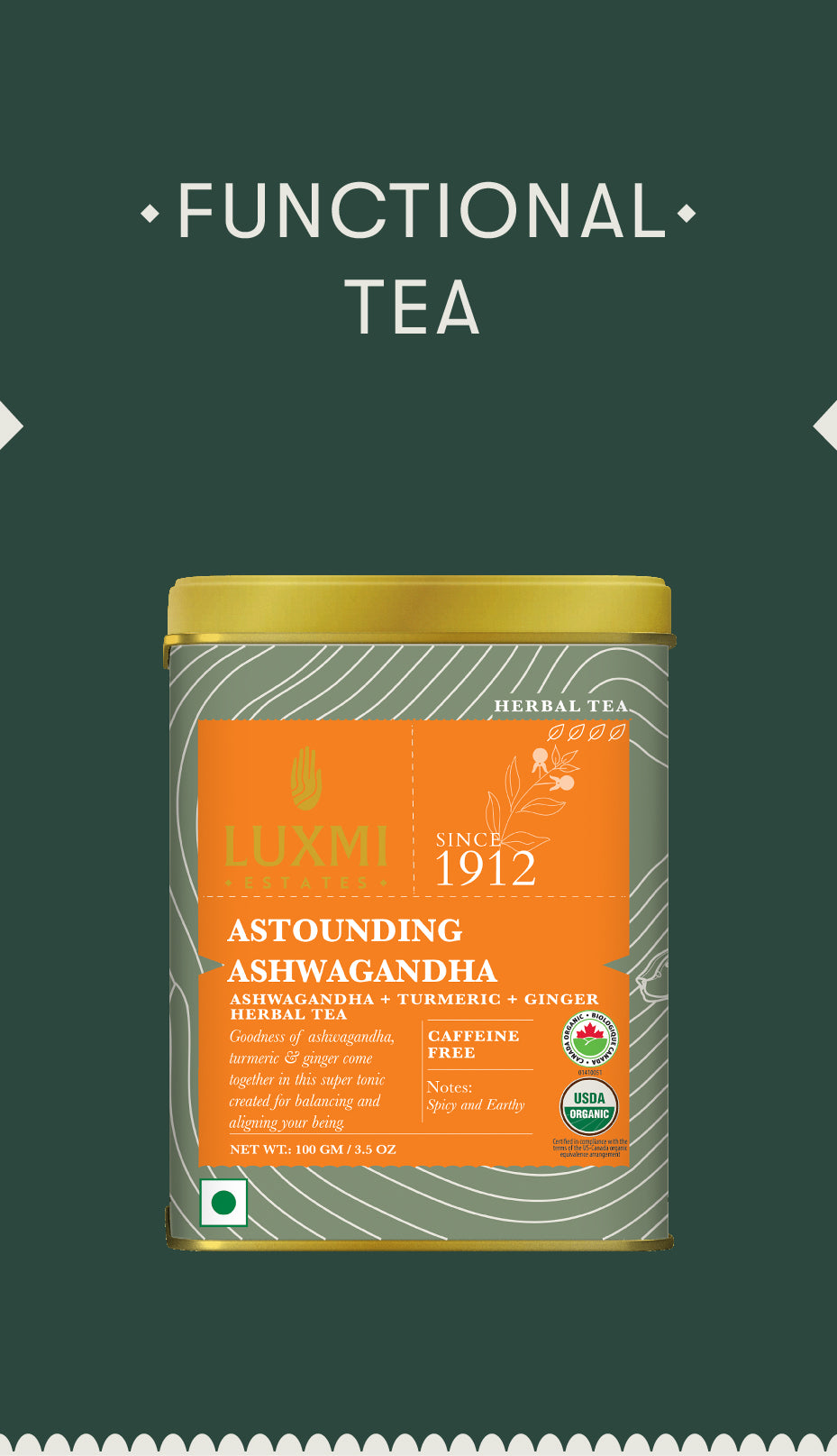Buy Organic Tea - Best tea in India – Luxmi Estates